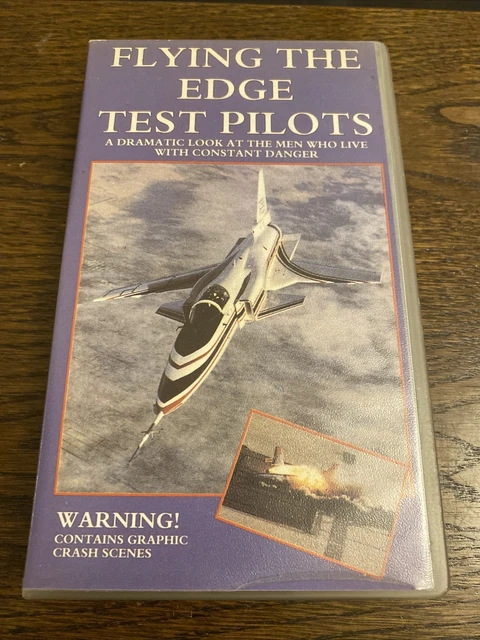 FLYING THE EDGE TEST PILOTS Video VHS Aircraft Aviation PLANES 1991 57 ...