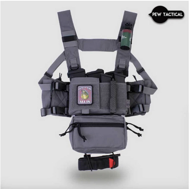 PEW TACTICAL MK3 Chest Rig System D3 500D Original Matte Cordura Fabric ...