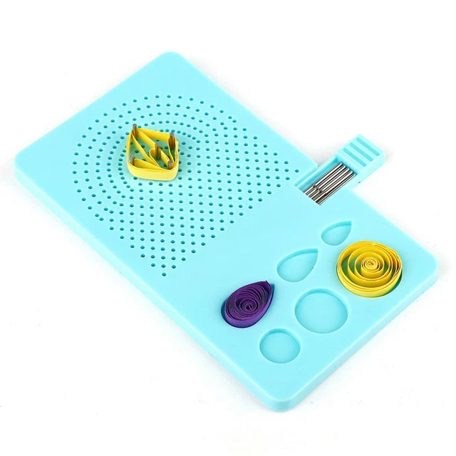 2-IN-1 PAPER QUILLING Board Pins Papercraft Grid Guide Boards Molds ...