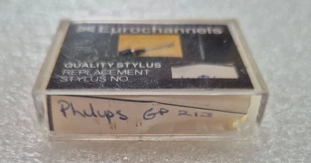 EUROCHANNELS RECORD PLAYER Stylus - Philips GP 213 - New Old Stock £9. ...