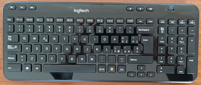 LOGITECH UNIFYING RECEIVER With K360 ITALIAN Wireless Keyboard £1.16 ...
