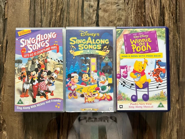 SING ALONG SONGS - Let's Go To Disneyland Paris (VHS/SH) £4.88 - PicClick UK
