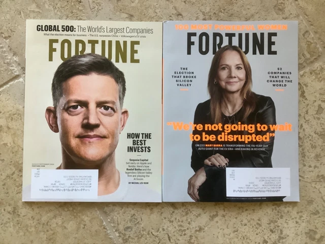 FORTUNE MAGAZINE AUG. - Nov. 2024 How The Best Invests, 100 Most ...