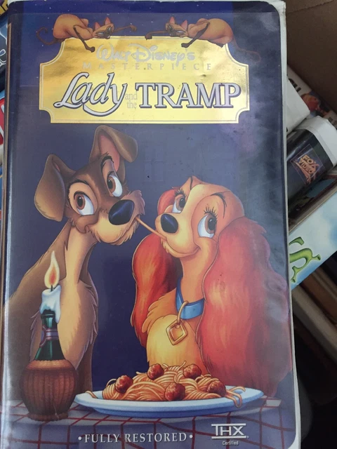 LADY AND THE Tramp (VHS Black Diamond Clam Shell) 8/22 $4.05 - PicClick CA