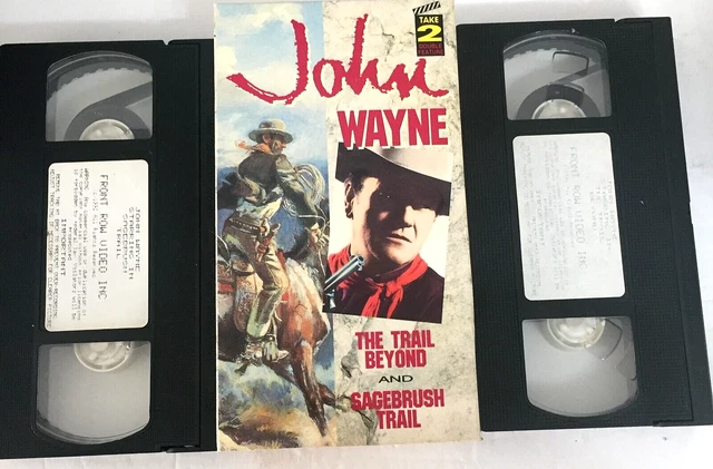 JOHN WAYNE DOUBLE Feature VHS Tape: Ships Free Same Day With Tracking £ ...