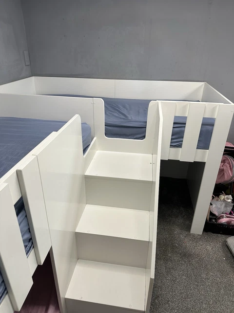 TRIPLE BUNK BED with Den Bed Frame for Kids 3FT Single Bed £618.70 ...