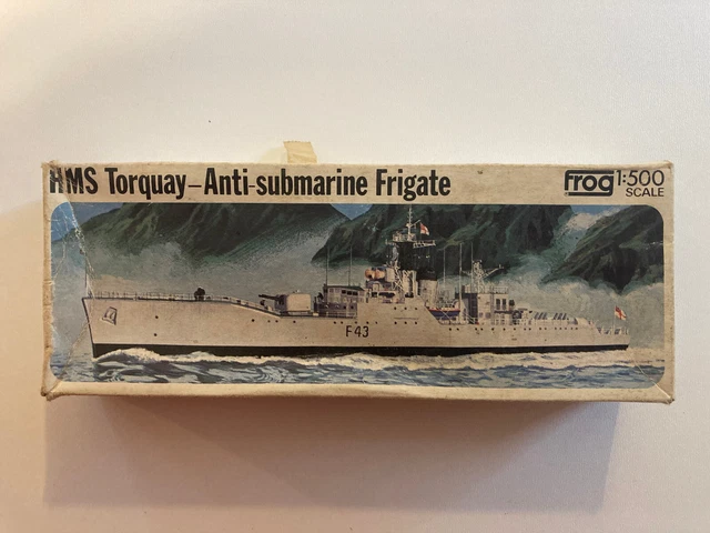 KIT HMS TORQUAY Anti-Submarine Frigate Frog 1/500 Collector EUR 20,00 ...