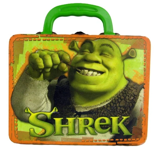 VINTAGE SHREK 2004 Lunch Box EMPTY Collectable Tin Container Decor $22. ...