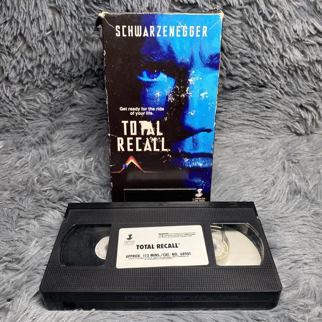 TOTAL RECALL VHS 1990 Arnold Schwarzenegger Sharon Stone Paul Verhoeven ... TOTAL RECALL VHS 1990 Arnold Schwarzenegger Sharon Stone Paul Verhoeven ...
