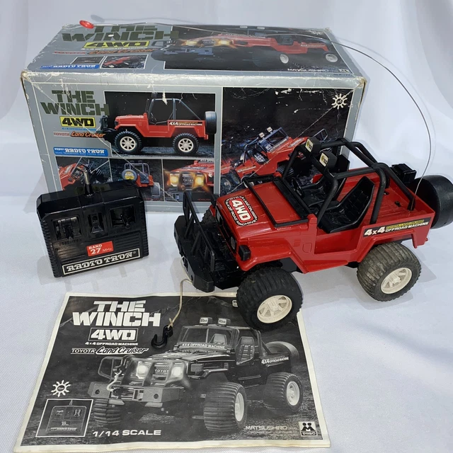 MATSUSHIRO THE WINCH 4wd Super Radio Tron Toyota Land Cruiser Retro ...