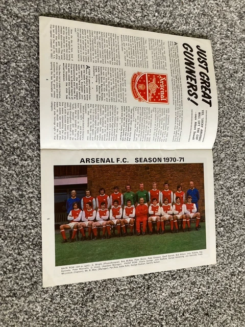 ARSENAL V LIVERPOOL 1971 FA Cup Final Programme. £3.84 - PicClick UK
