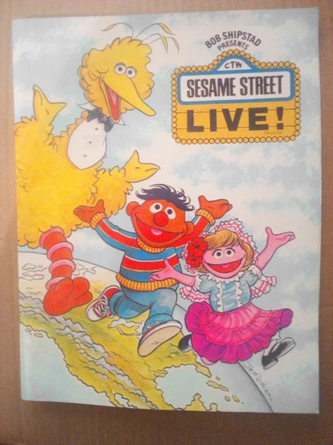 BOB SHIPSTAD SESAME Street Live program and activity book (1983) £8.92 ...