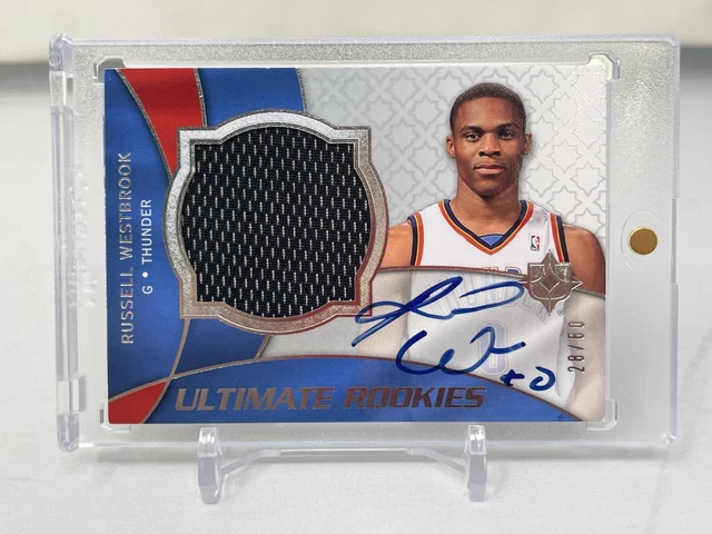 2009 UD ULTIMATE Collection Russell Westbrook recrue auto Ultimate ...