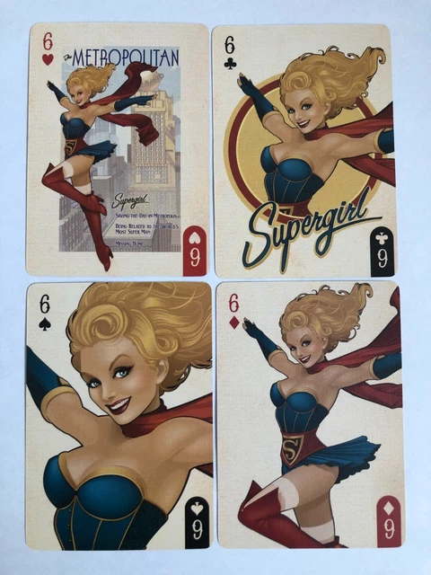SUPERGIRL DC COMICS Bombshells Posters Super Hero Girls Swap Playing Cards Set EUR 6,16 ...