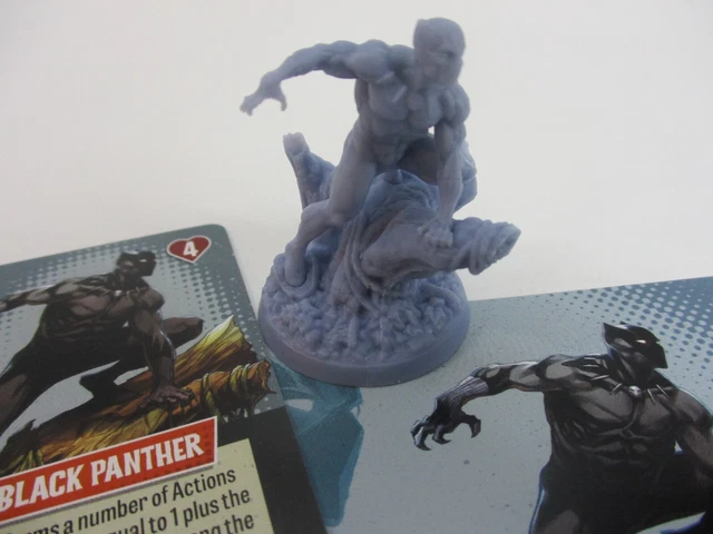 ZOMBICIDE: MARVEL ZOMBIES BLACK PANTHER Super Hero Mini & Cards NEW!! £ ...