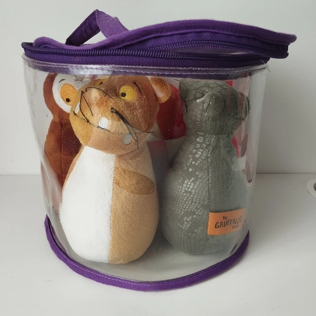 GRUFFALO'S CHILD PLUSH Skittle Set Bowling Soft Toy by Aurora The ...