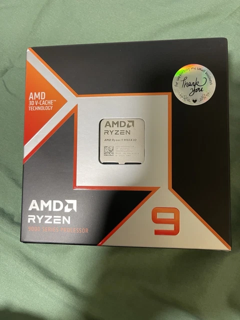 AMD RYZEN 9 9950X3D AM5 16 Core 144MB Cache 32 Thread Processor £414.22 ...