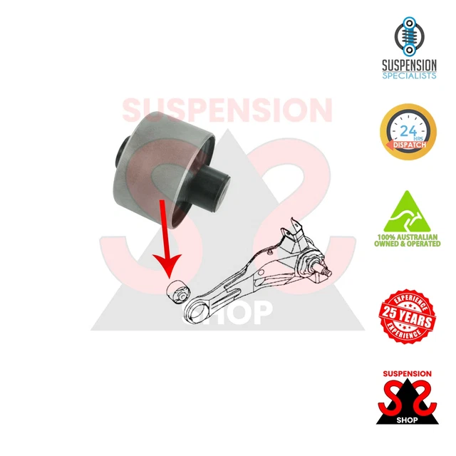 FRONT BUSHING, CONTROL/TRAILING Arm Suit MITSUBISHI Lancer 1.8 i (CJ5) LANCER $37.88 - PicClick AU