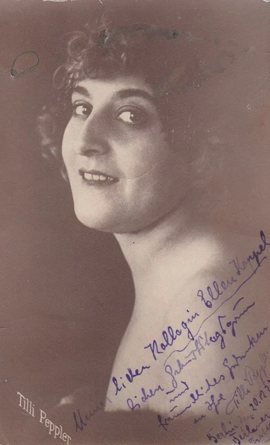 TILLI PEPPLER. PORTRÄTKARTE. Original-Postkarte M EUR 48,95 - PicClick FR