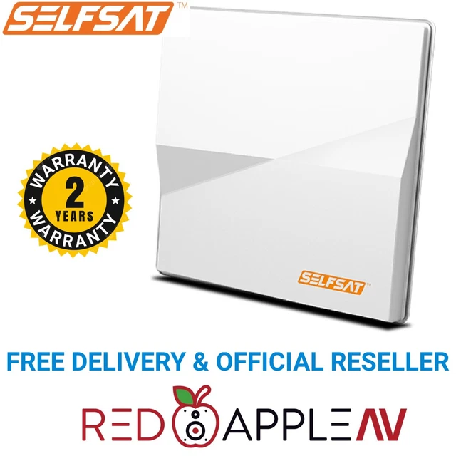 SELFSAT H50M2 QUAD 6° Monoblock LNB Hotbird & Astra 1 On One Flat Panel Dish £399.99 - PicClick UK