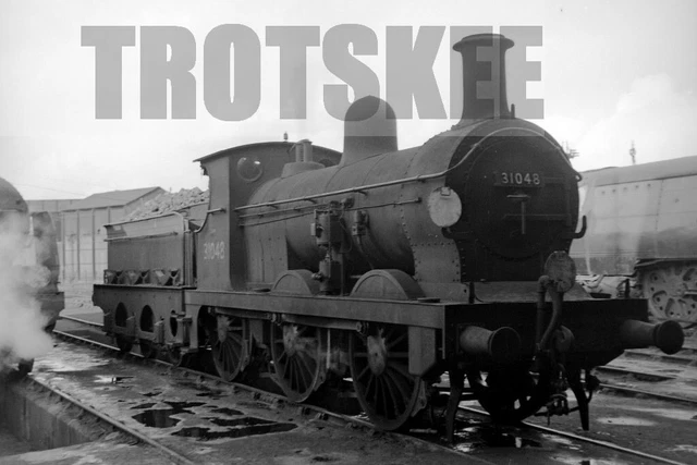 LARGER NEGATIVE BR British Railways Steam Loco 31048 Class O1 Stewarts ...