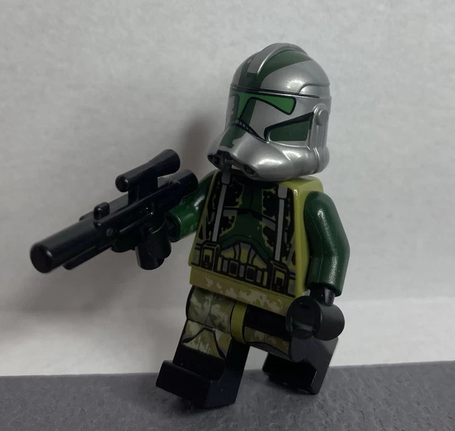 LEGO® STAR WARS Clone Trooper Commander Gree Minifigur sw0528 aus Set ...
