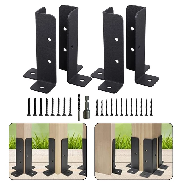 ADJUSTABLE DECK POST Anchor Base Brackets for Fence & For Pergola ...