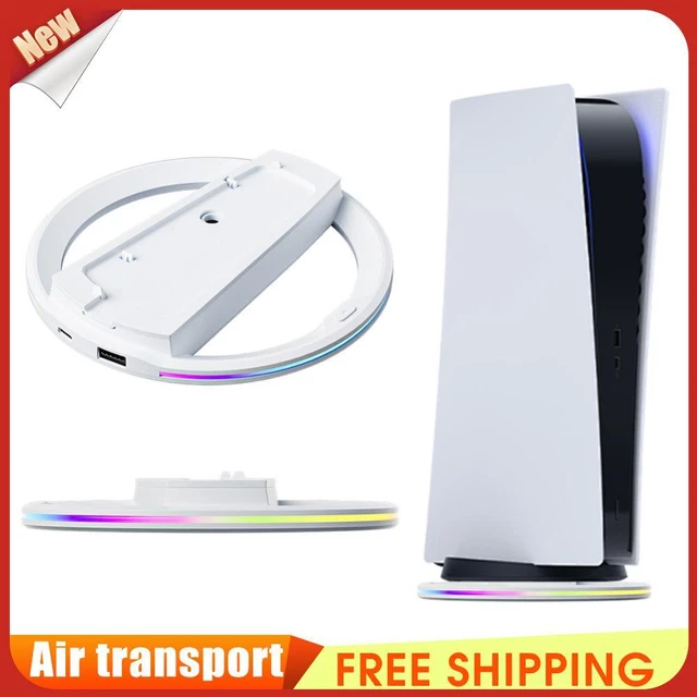 FOR PS5 SLIM Console Vertical Stand RGB Cooling Base Anti-Slip Base ...