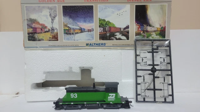 WALTHERS HO SCALE EMD Sw-1 Burlington Northern Switcher DC #93 $75.00 ...
