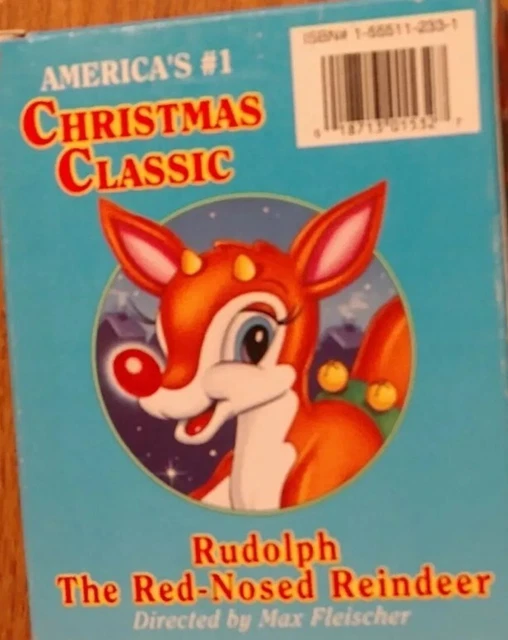 RUDOLPH THE RED Nose Reindeer VHS Animated Christmas Santa Classic Kids ...