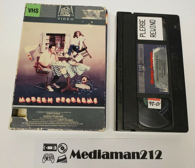 MODERN PROBLEMS VHS FIRST RELEASE CBS FOX DRAWER CASE BIG BOX Rental $24.99 - PicClick CA