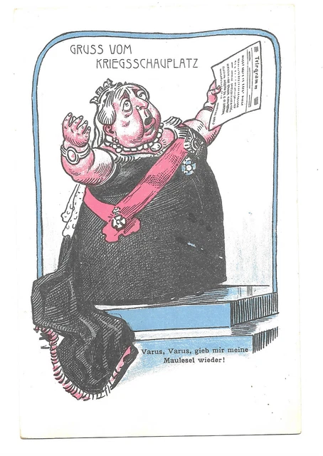 BOER WAR - Artist Drawn German Anti British Satire - Queen Victoria £5. ...