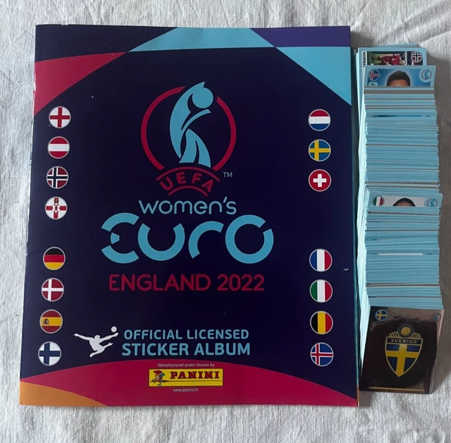 RARE PANINI SET Completo Uefa Euro Women Euro England 2022 + Empty ...