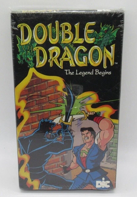 DOUBLE DRAGON: THE Legend Begins Animated Vhs Video, 1992 Dic ...