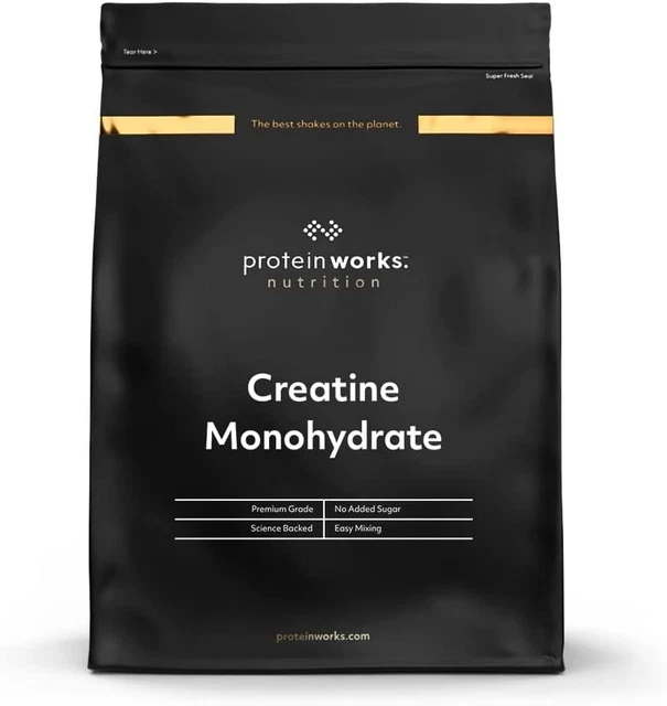 PROTEIN WORKS - Creatine Monohydrate Powder | 100% Pure & Premium ...