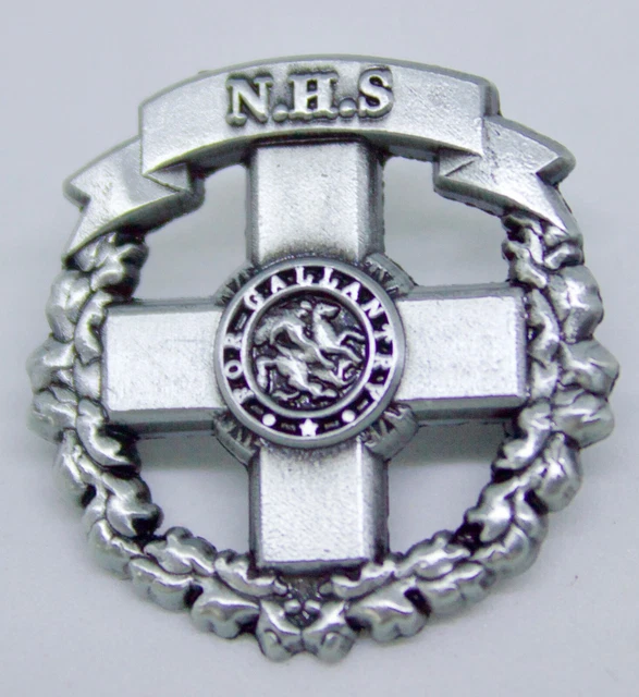 75TH ANNIVERSARY OF the National Health Service, George Cross pin badge ...