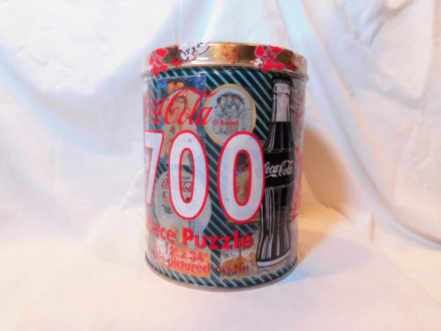 VINTAGE 1995 COCA Cola Coca Cola montage 700 pièces puzzle en étain EUR ...