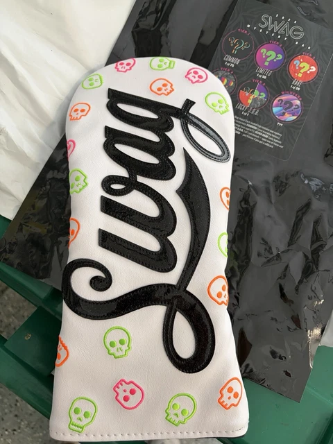 SWAG GOLF BLACK Friday Mystery Sparkle Black White Driver headcover ...