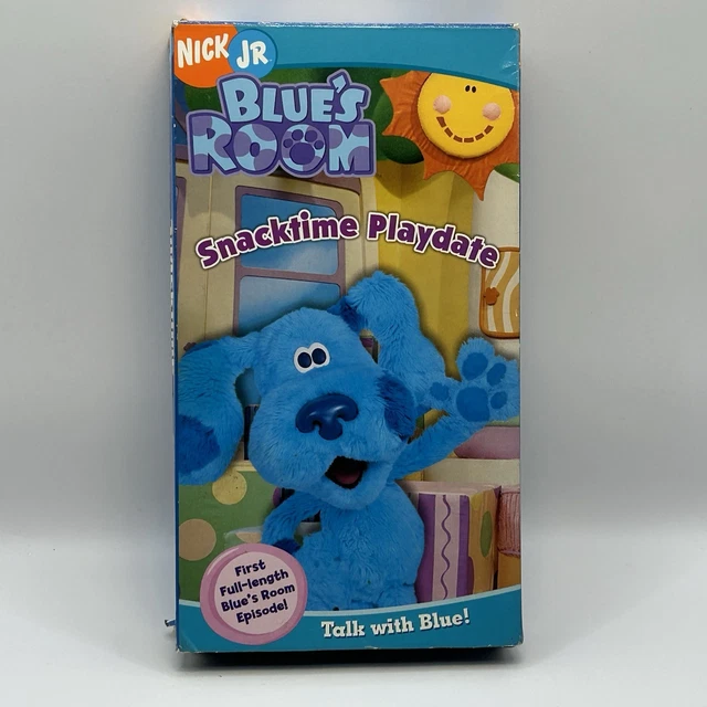 BLUE’S CLUES BLUE’S Room Snacktime Playdate VHS Nick Jr. Video Tape ...