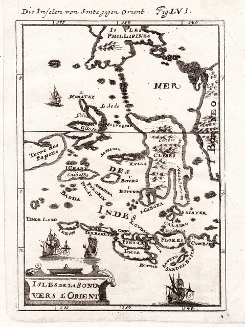 SUNDA ISLANDS MALAY Archipelago Indonesia Asia Map Mallet Engraving ...