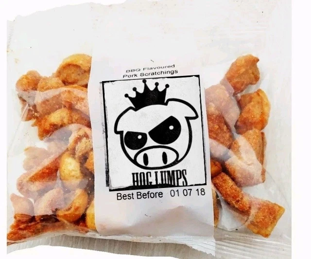 HOG LUMPS PORK Scratchings variety 10 pack. 80g bags... £15.00 ...