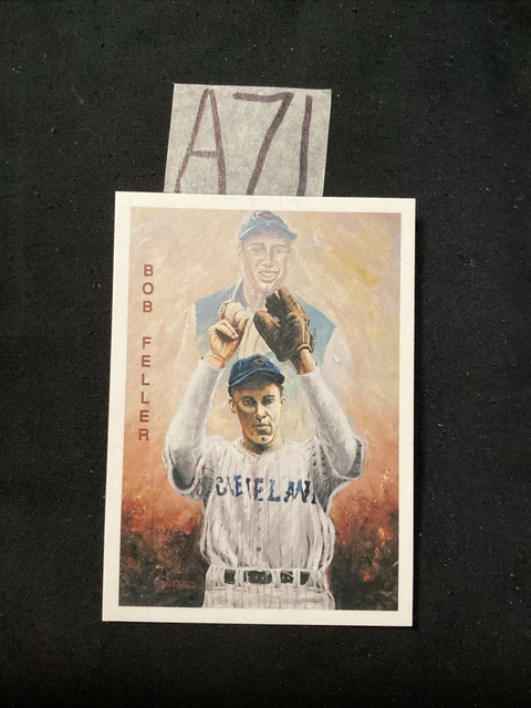 1994 TED WILLIAMS Card Company Gene Locklear Collection Bob Feller # ...