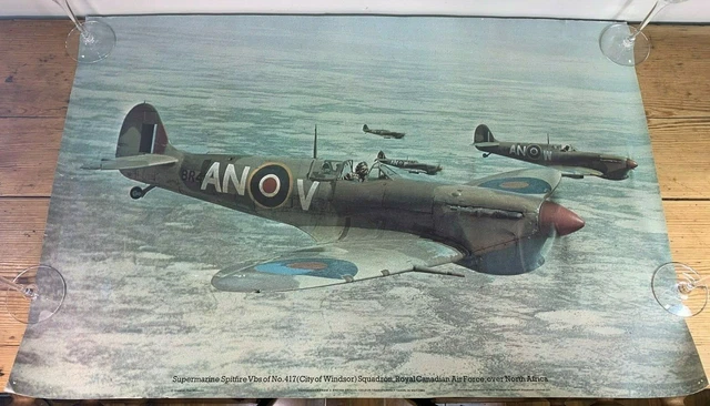 SUPERMARINE SPITFIRE POSTER Imperial War Museum Print from Original ...