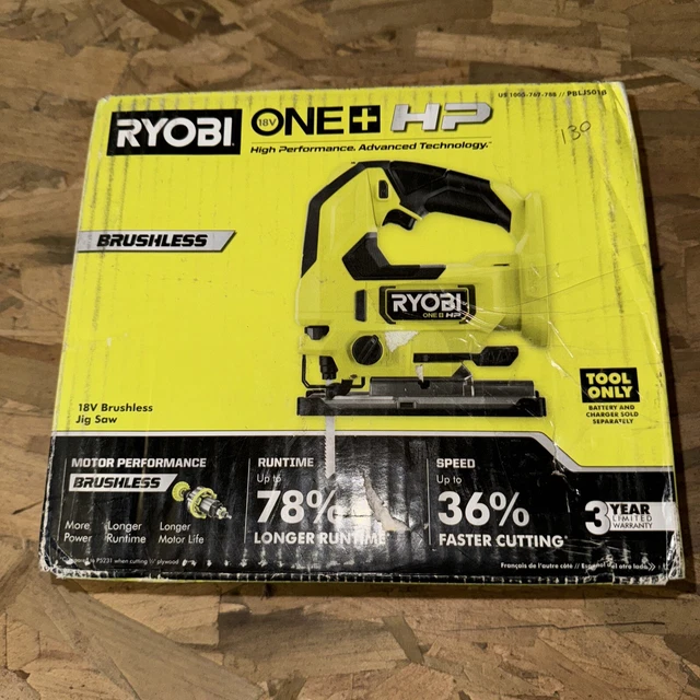 RYOBI ONE+ HP PBLJS01B 18V Brushless Cordless Jig Saw (Tool Only) NEW ...