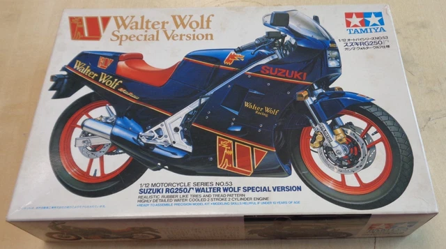 TAMIYA 1453 SUZUKI RG250 Walter Wolf Special 1:12 Scale Highly Detailed Model £49.99 - PicClick UK