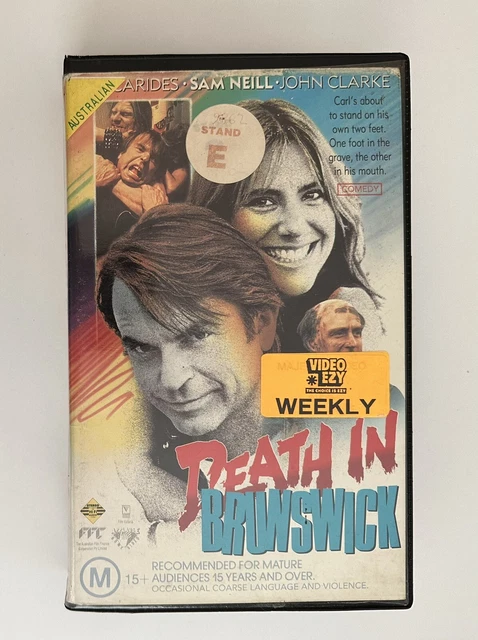 DEATH IN BRUNSWICK [VHS] Applause Ex-Rental Big Box Clamshell Video ...