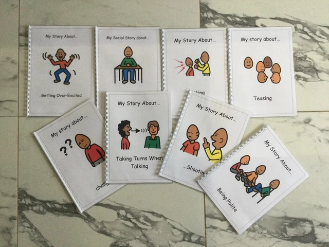 PCS/BOARDMAKER CHOICE OF 20+ Social Stories for autism/ASD/SEN/ADHD £6. ...