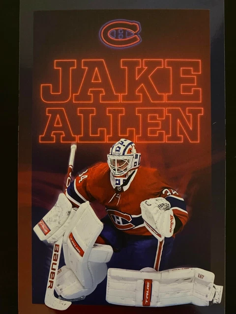 NEW 2021-22 JAKE Allen Montreal Canadiens Team Issue Post Card $0.99 ...