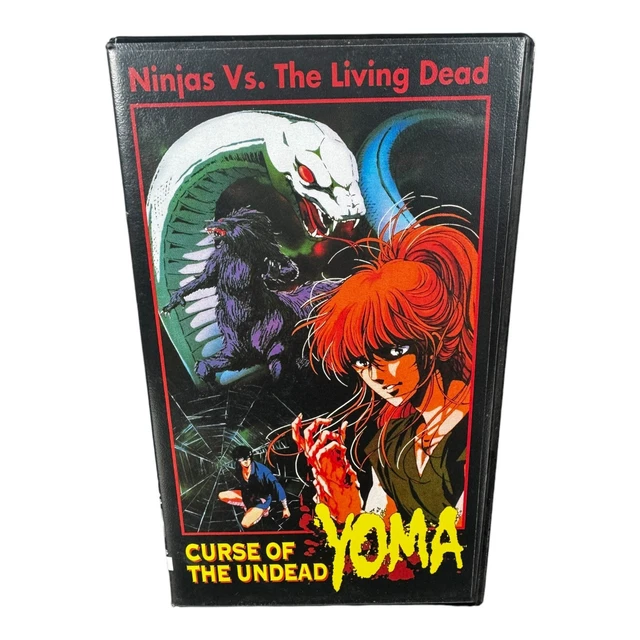 BLOOD REIGN: CURSE of the Undead Yoma VHS English Subtitles Clamshell ...
