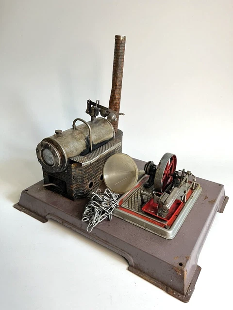 EARLY VINTAGE GERMAN Stationary Live Steam Engine - Shed Find Livesteam ...